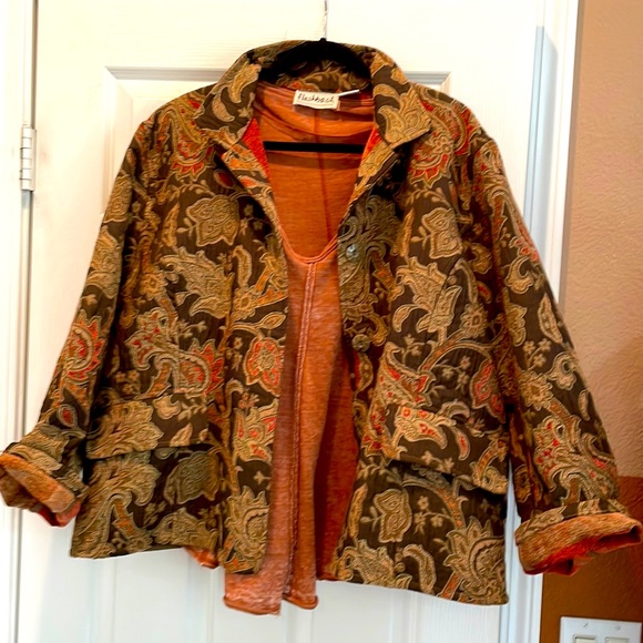 Flashback | Jackets & Coats | Vintage Flashback Paisley Oversized ...